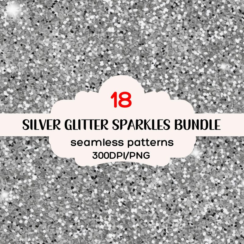 Silver Glitter - Etsy