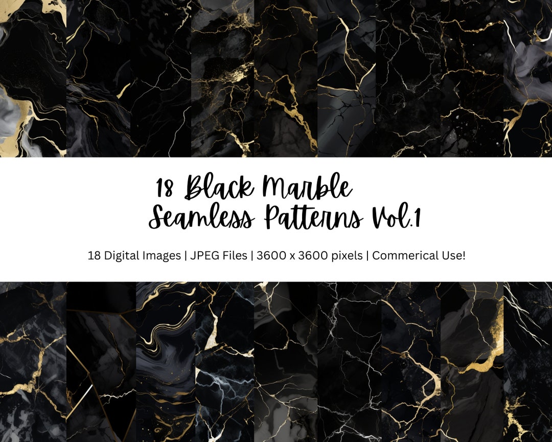 18 Black Marble Seamless Pattern, Black Marble Seamless Background ...