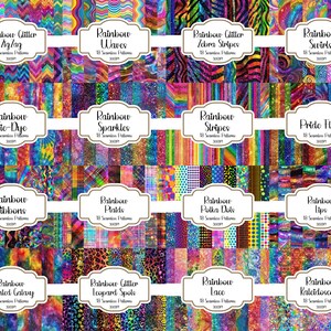 Pride 500+ Seamless Background Patterns Bundle, Pride Month, LGBTQIA+ ...