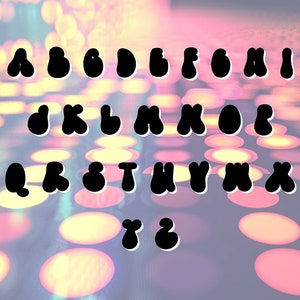 Retro Shadow Font, Vintage Font, Groovy Font, 70s Font, Cricut Font ...