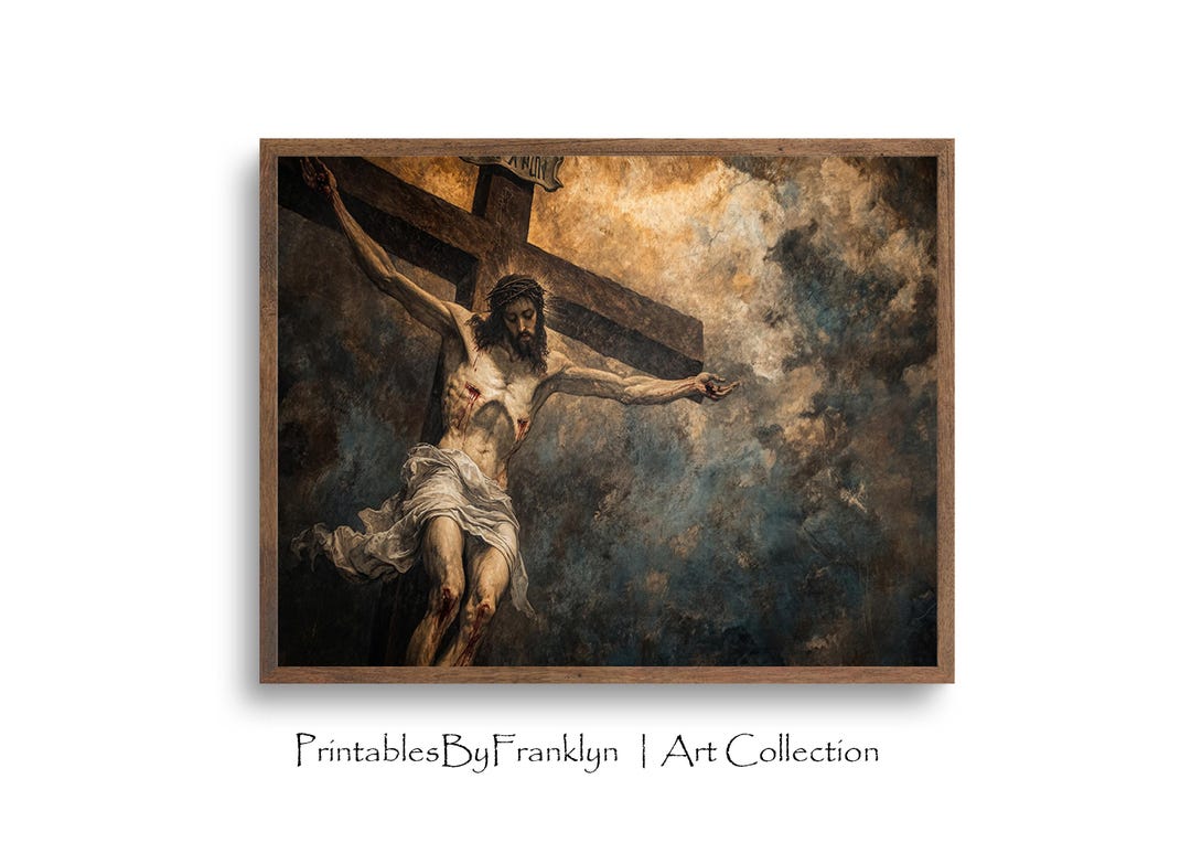 Jesus on the Cross A Symbol of Sacrifice and Redemption Wall Art, Jesus ...