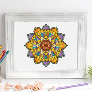 50 Mandala Designs: A Fun & Easy Coloring Book for Kids and Beginners ...