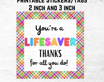 Lifesaver Thank You - Etsy