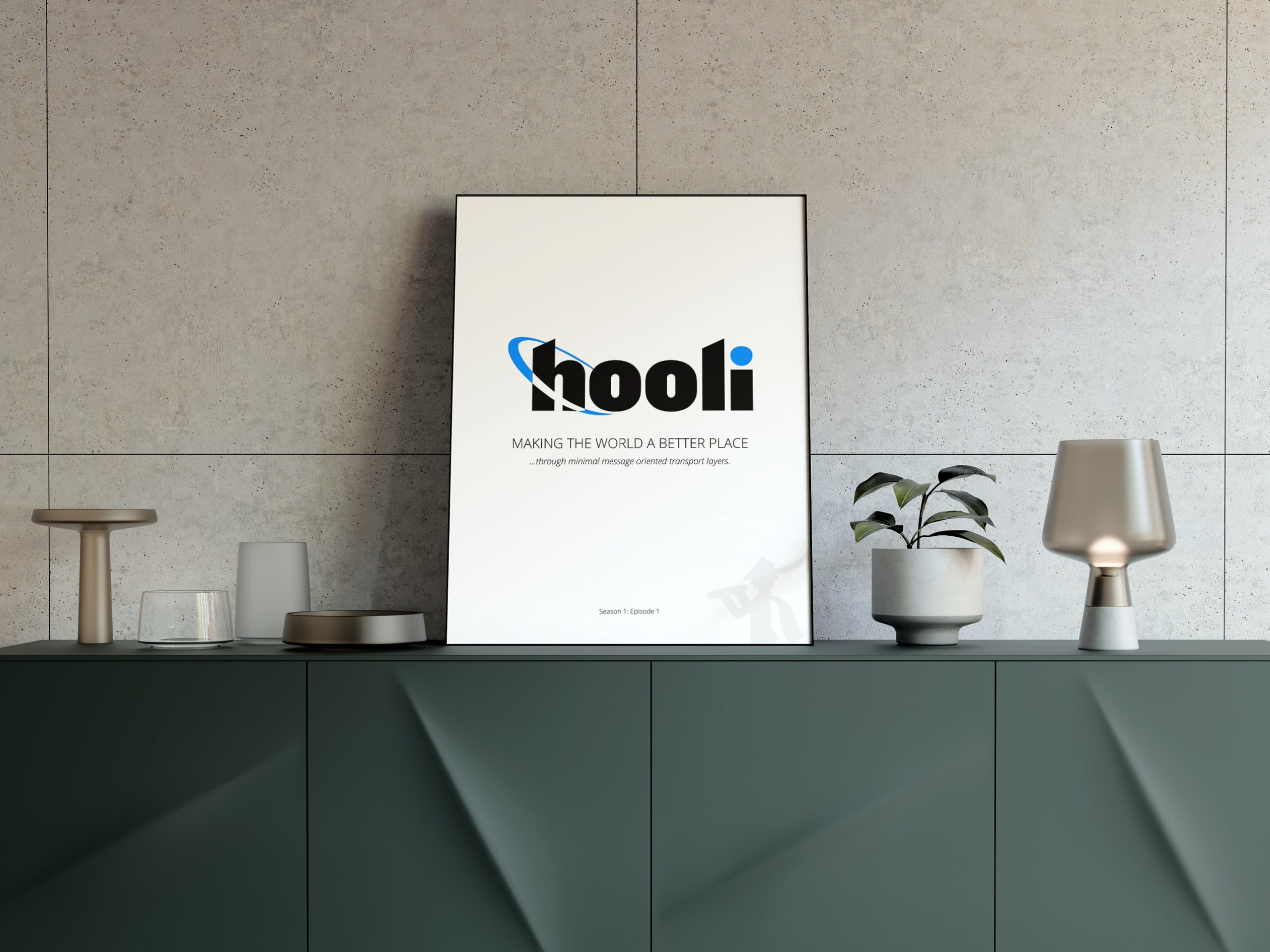 Hooli Wall Art Hooli Poster Silicon Valley Pied Piper - Etsy 日本