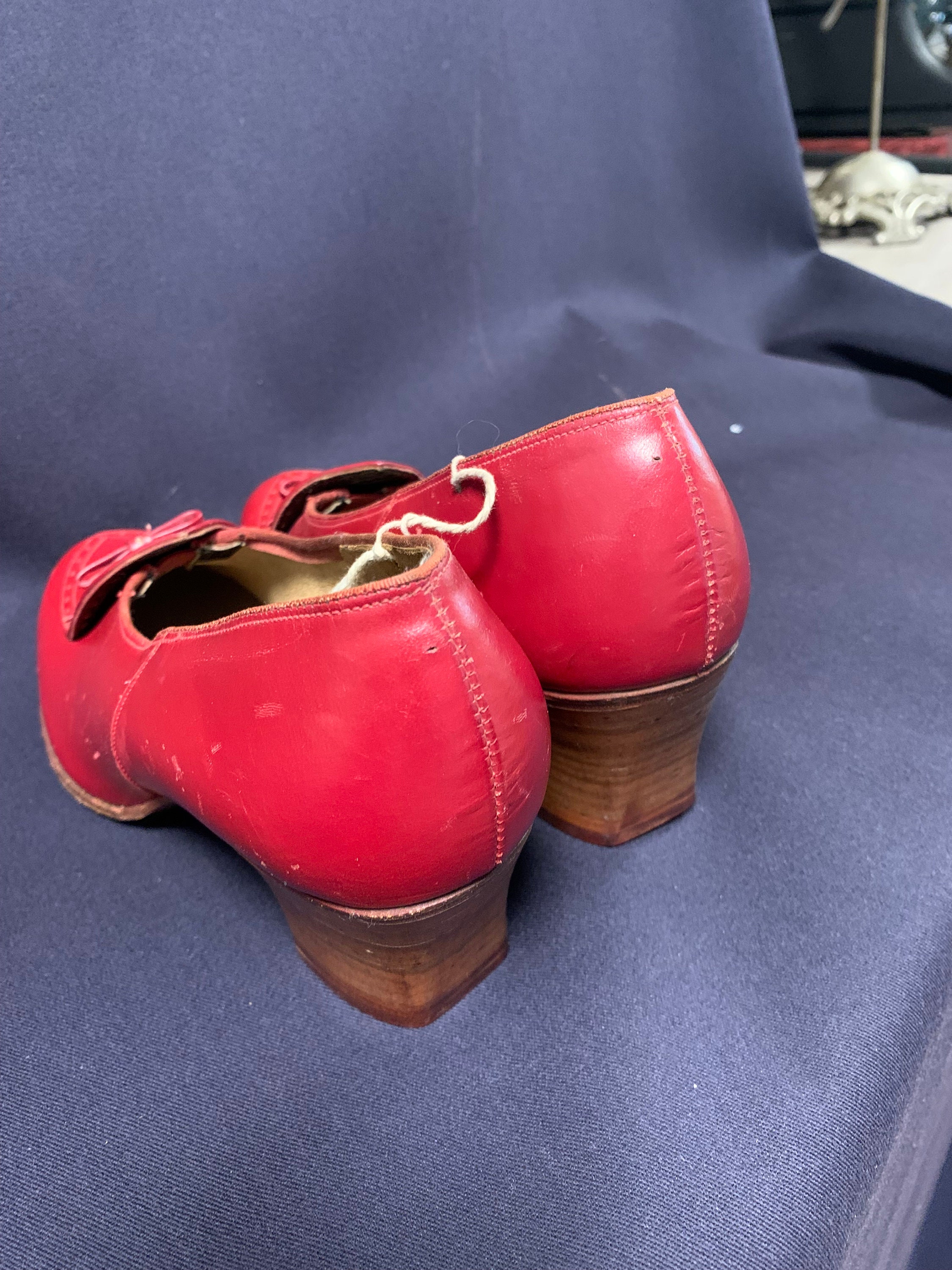 Vintage Red Shoes - Etsy