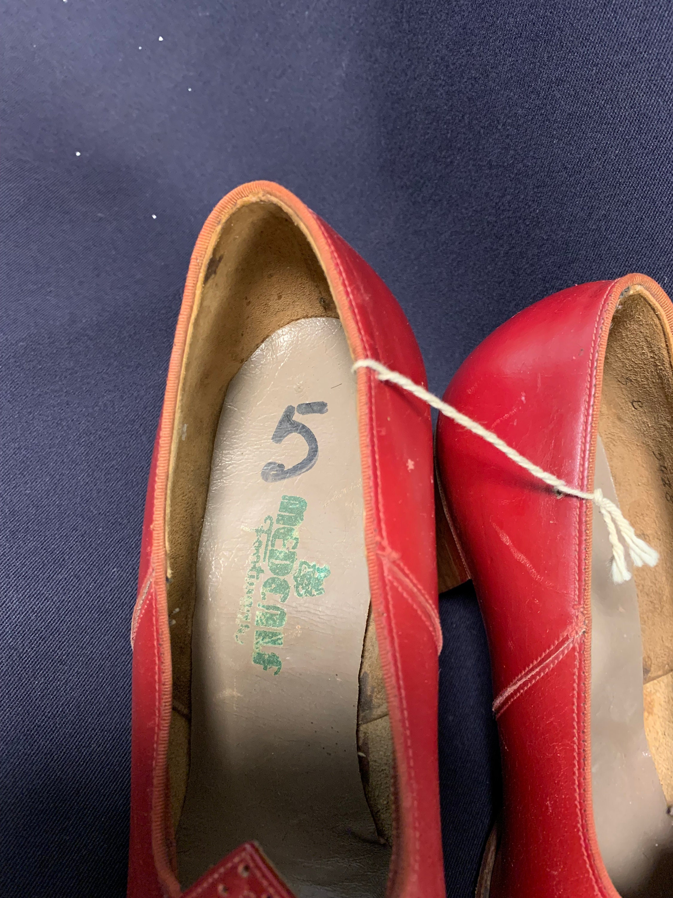 Vintage Red Shoes - Etsy