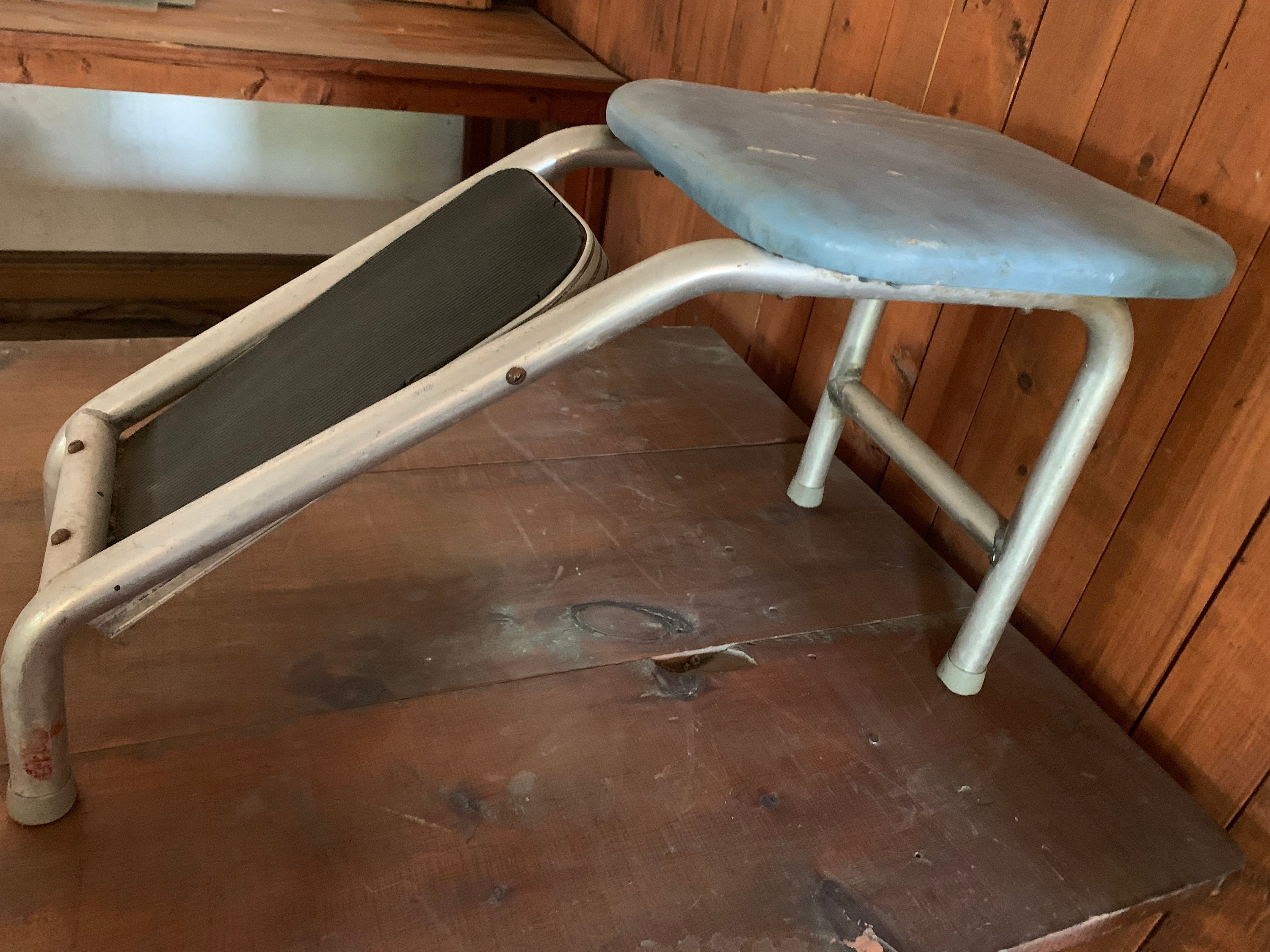 Vintage/antique Chrome Shoe Fitting Stool - Etsy