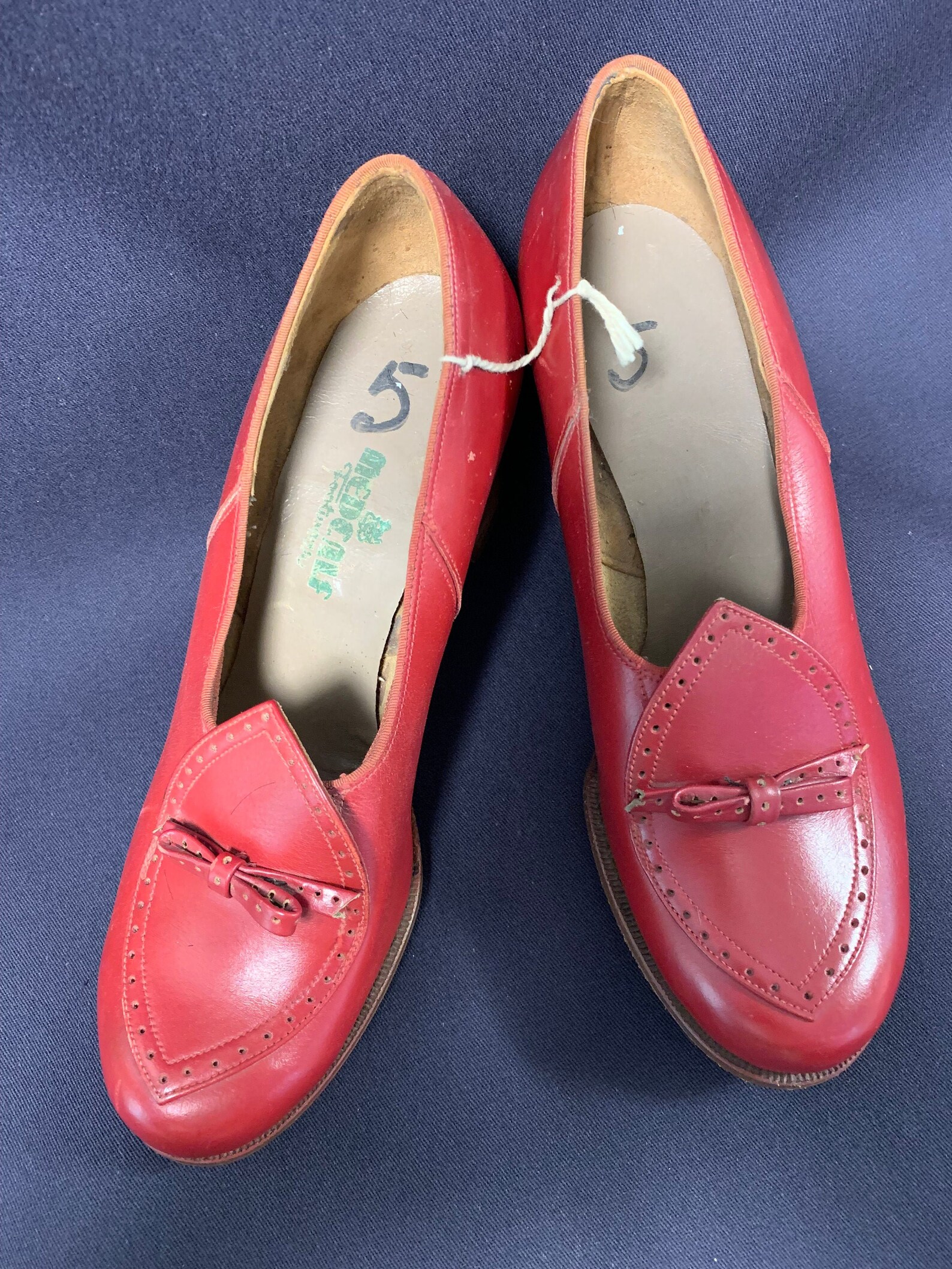 Vintage Red Shoes - Etsy