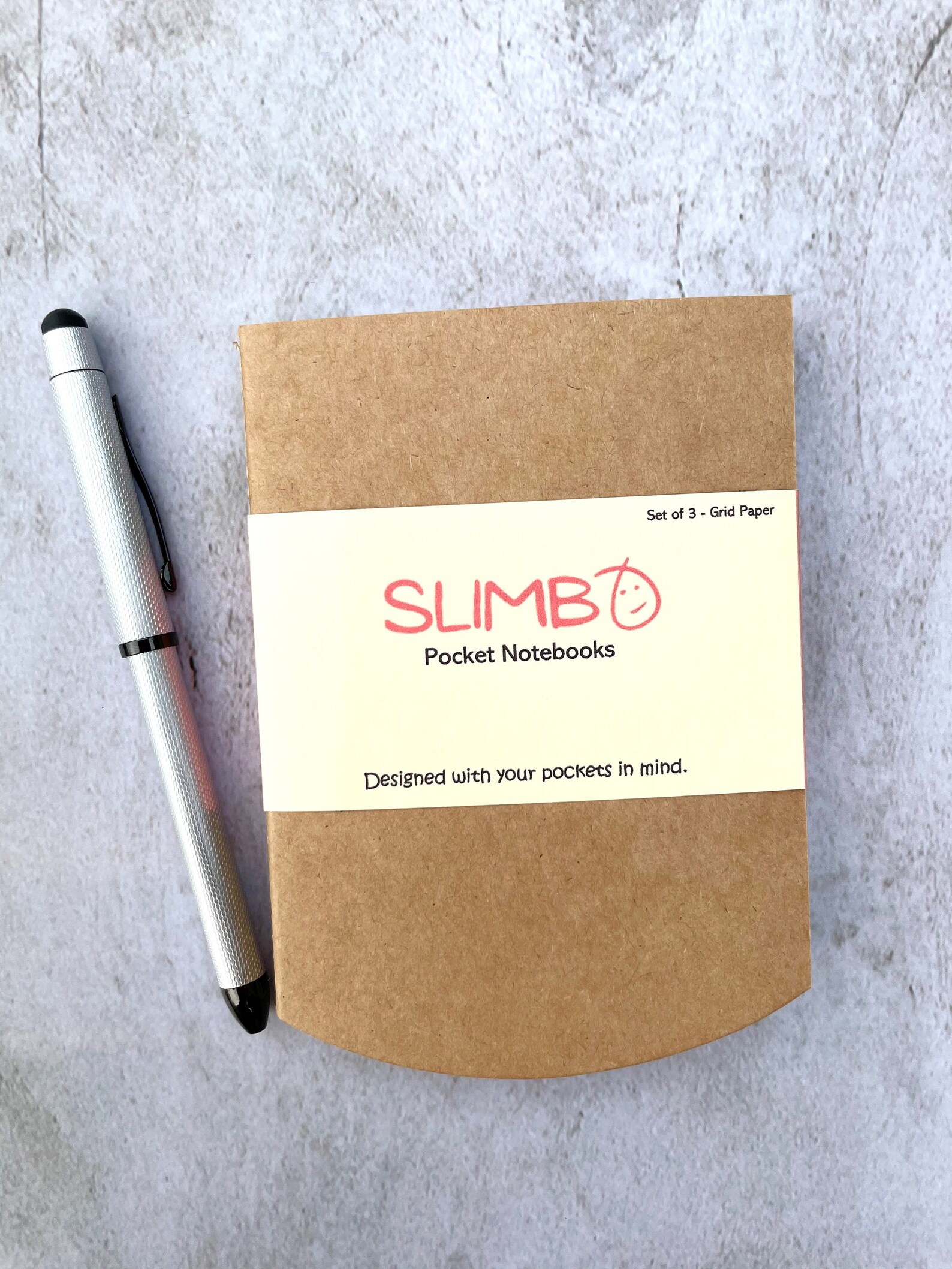 Slimbo Pocket Notebook Slim Custom Shape Custom Size | Etsy