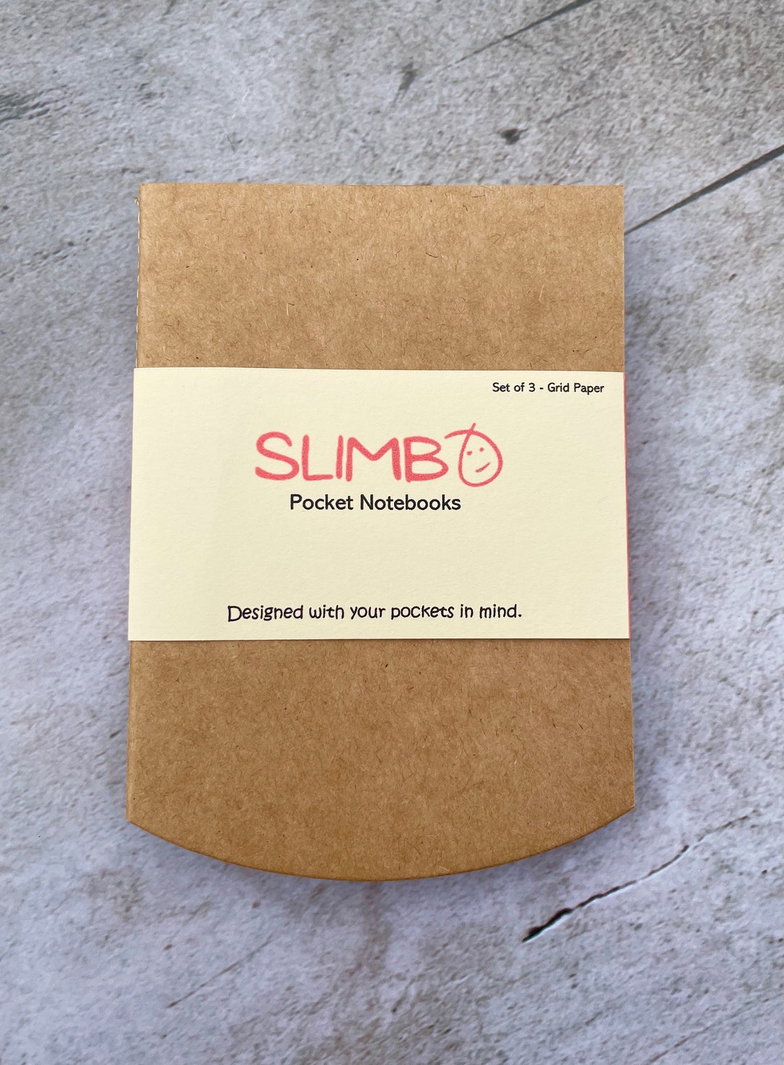Slimbo Pocket Notebook Slim Custom Shape Custom Size | Etsy
