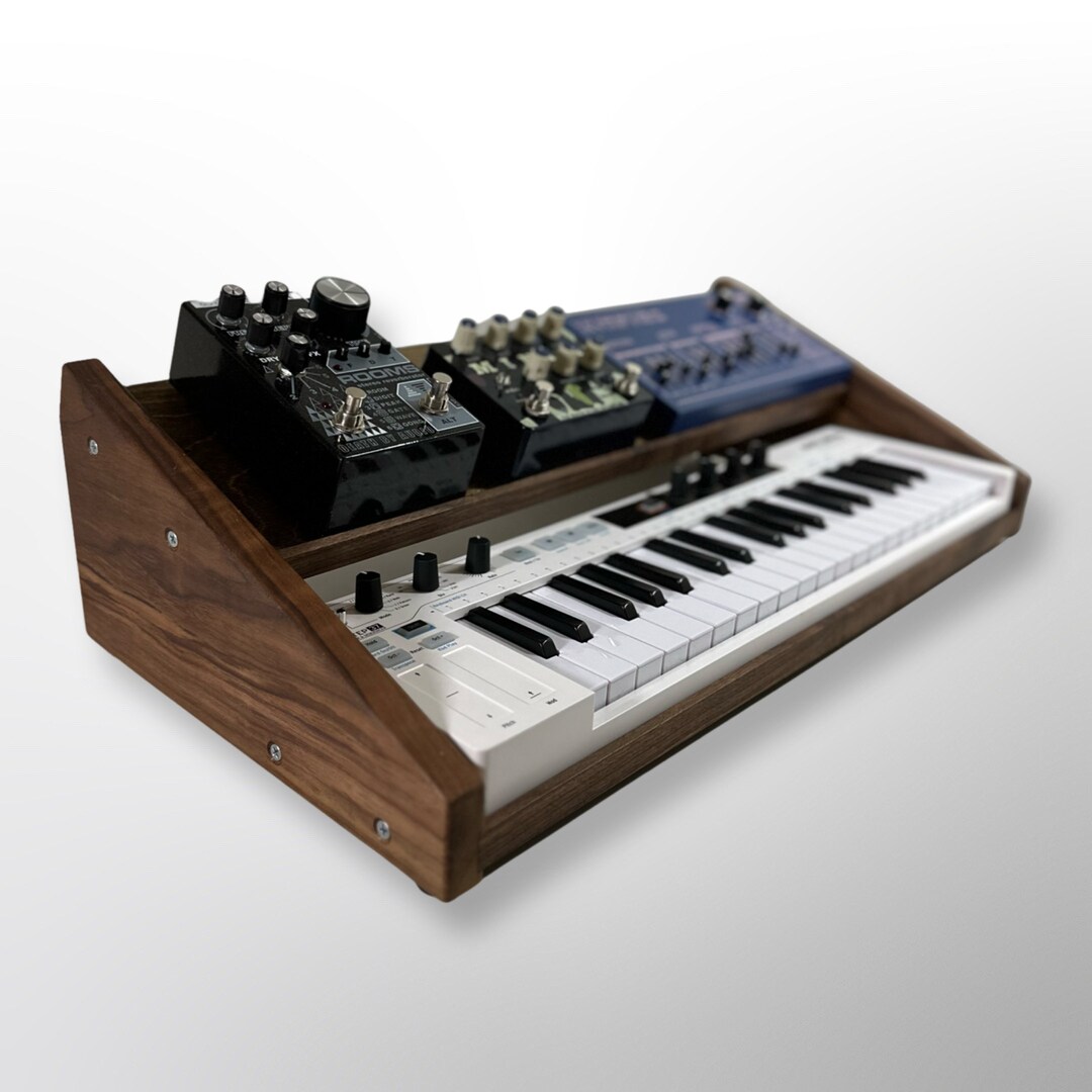 Arturia Keystep Desktop Synth Stand. Wooden Rack for Keystep - Etsy