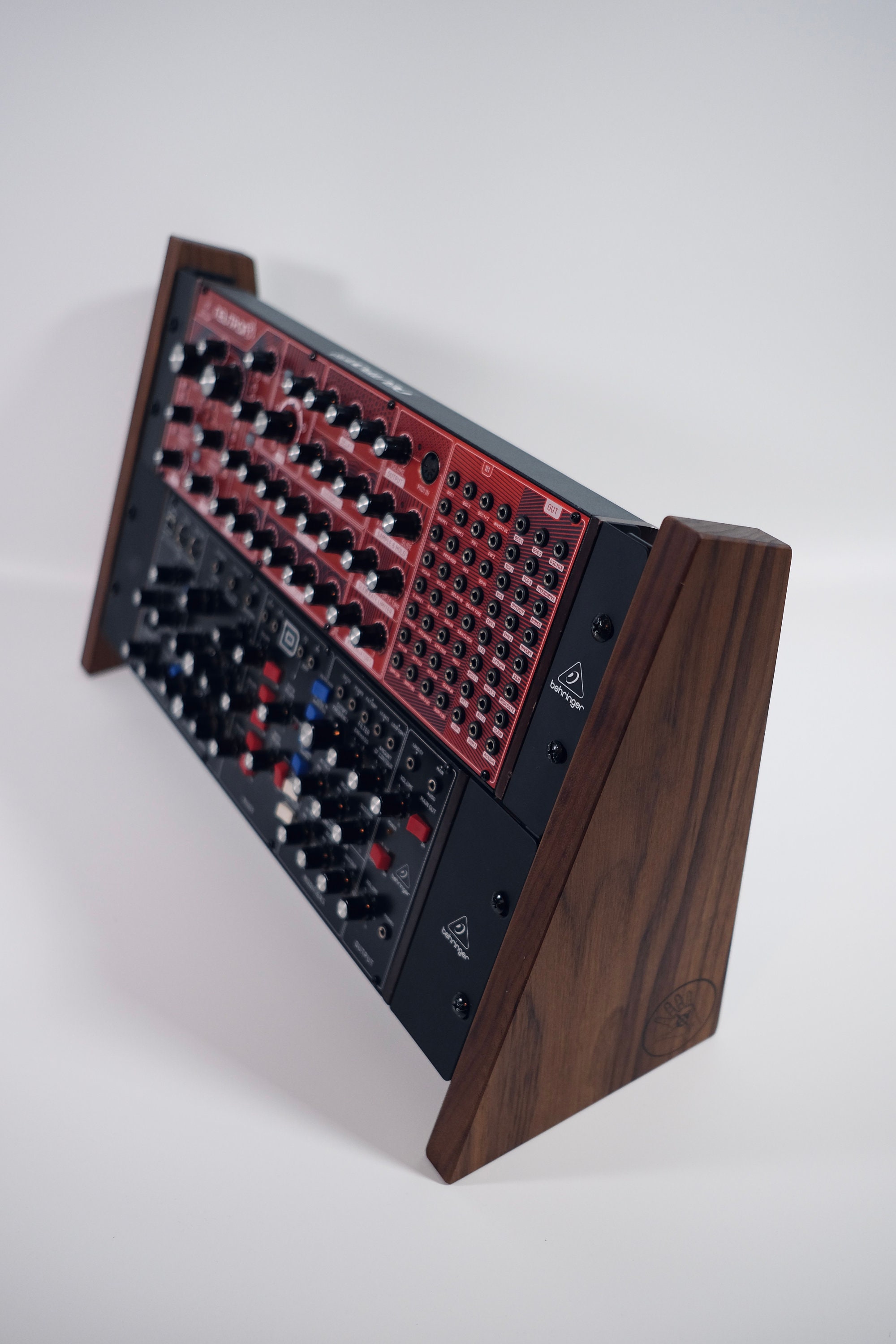 6U Desktop Synth Rack/stand for Behringer Pro-800, Pro-1, Model D, WASP ...