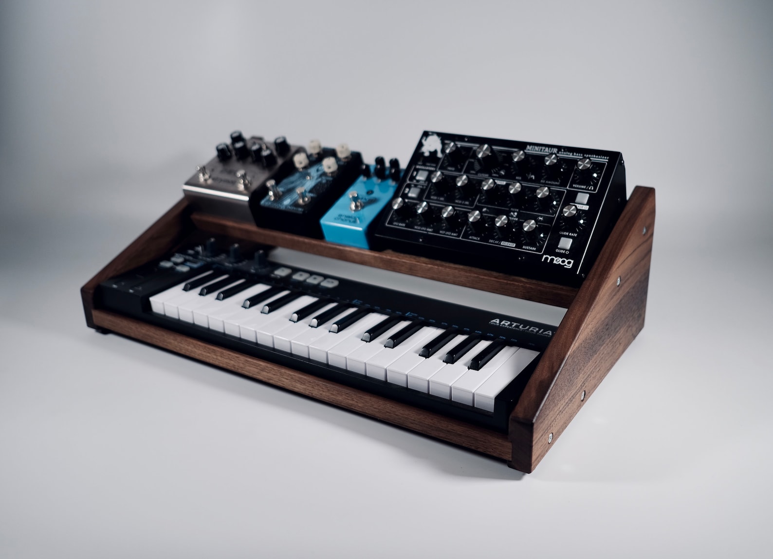 Arturia Keystep Desktop Synth Stand. Wooden Rack for Keystep 32 / 37 ...
