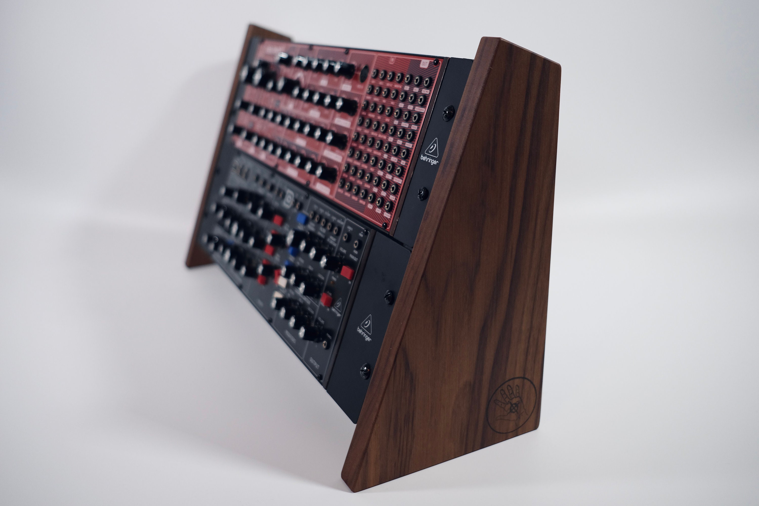 6U Desktop Synth Rack/stand for Behringer Pro-800, Pro-1, Model D, WASP ...