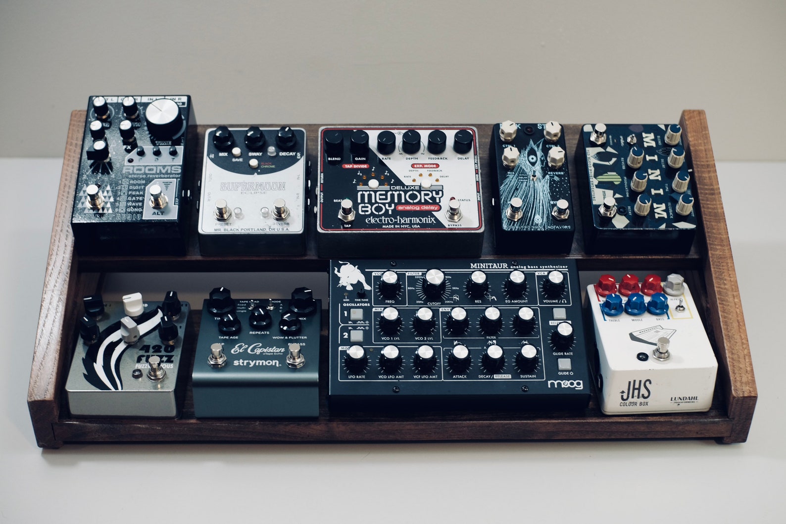 Desktop Pedalboard Effects Pedal Stand for Home Recording - Etsy