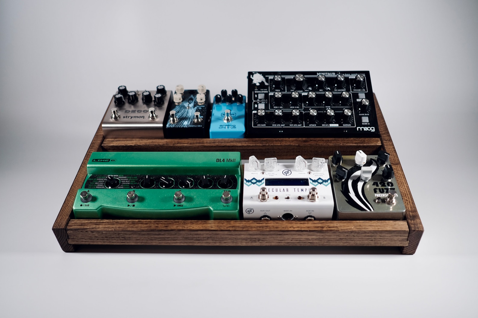 Desktop Pedalboard / Angled Pedalboard / Guitar Pedals Display ...