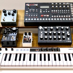 Arturia Keystep Desktop Synth Stand. Wooden Rack for Keystep 32 / 37 ...