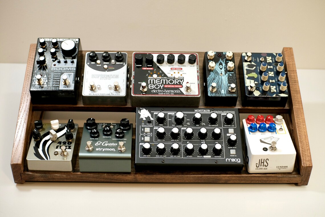 Desktop Pedalboard Effects Pedal Stand for Home Recording - Etsy