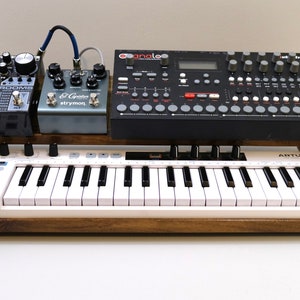 Arturia Keystep Desktop Synth Stand. Wooden Rack for Keystep 32 / 37 ...