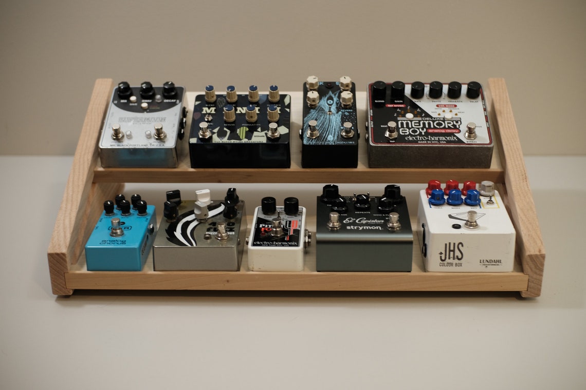 Desktop Pedalboard Effects Pedal Stand for Home Recording - Etsy