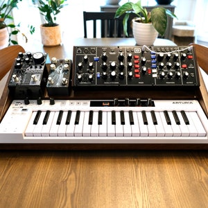 Arturia Keystep Desktop Synth Stand. Wooden Rack for Keystep - Etsy