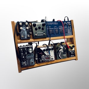 Vertical Desktop Pedalboard / Effects Pedal Stand / Guitar Pedals ...