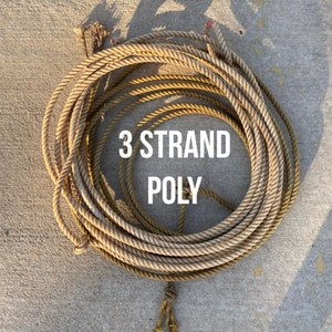 Texan Used Authentic Cowboy Ropes Western Lasso Decor Farmhouse Craft ...