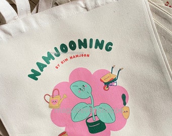 BTS Namjooning Tote Bag Unique K-pop Merch for Namjoon Fans - Etsy