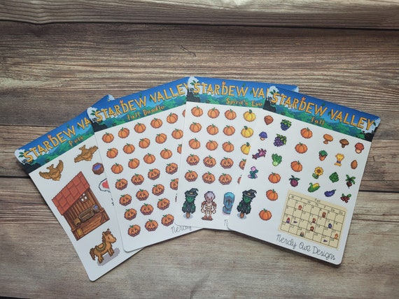 Stardew Valley Fall Sticker Bundle - Etsy