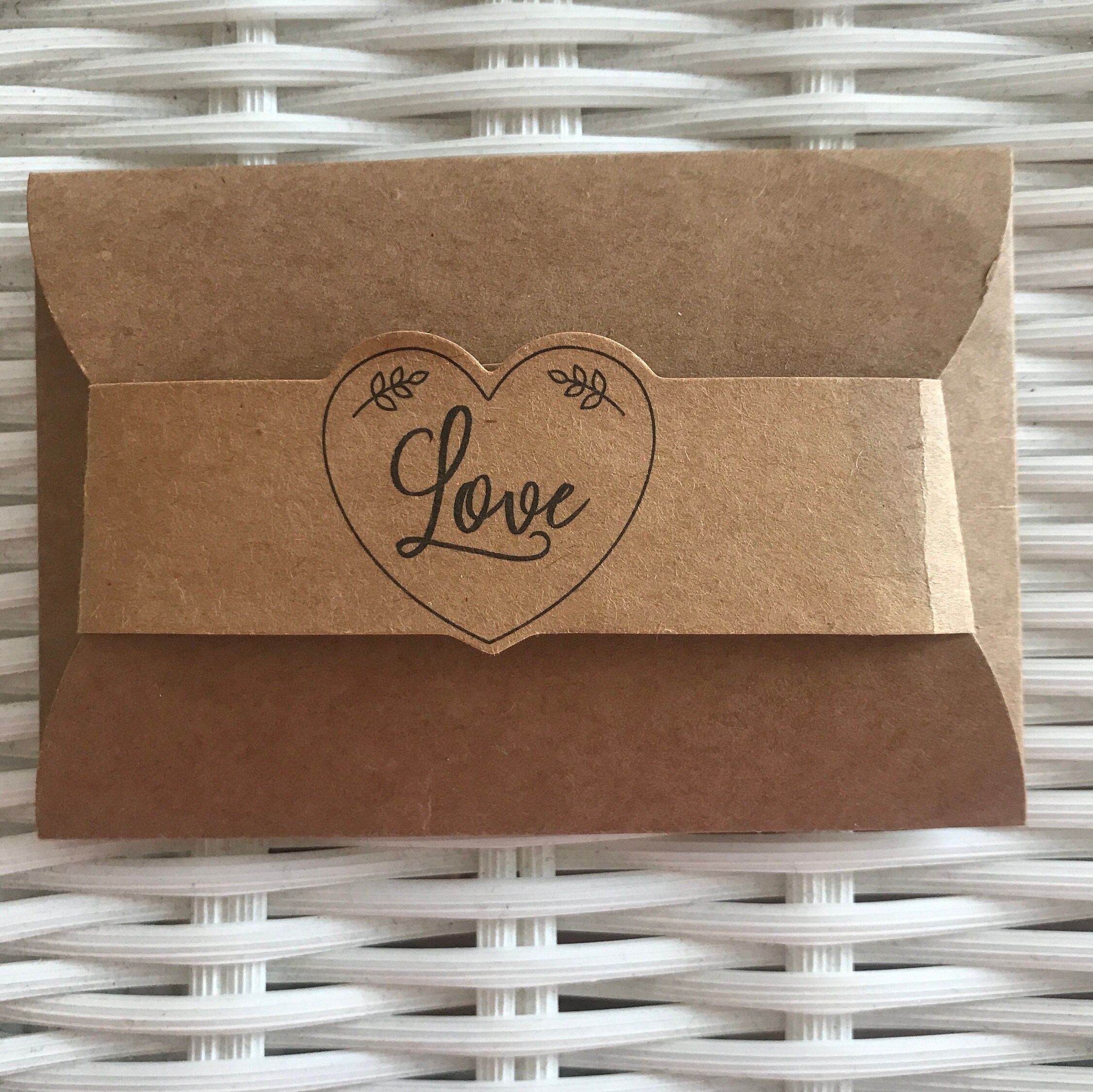 Cute Personalised Keepsake Envelope With Card to Write Your Own ...