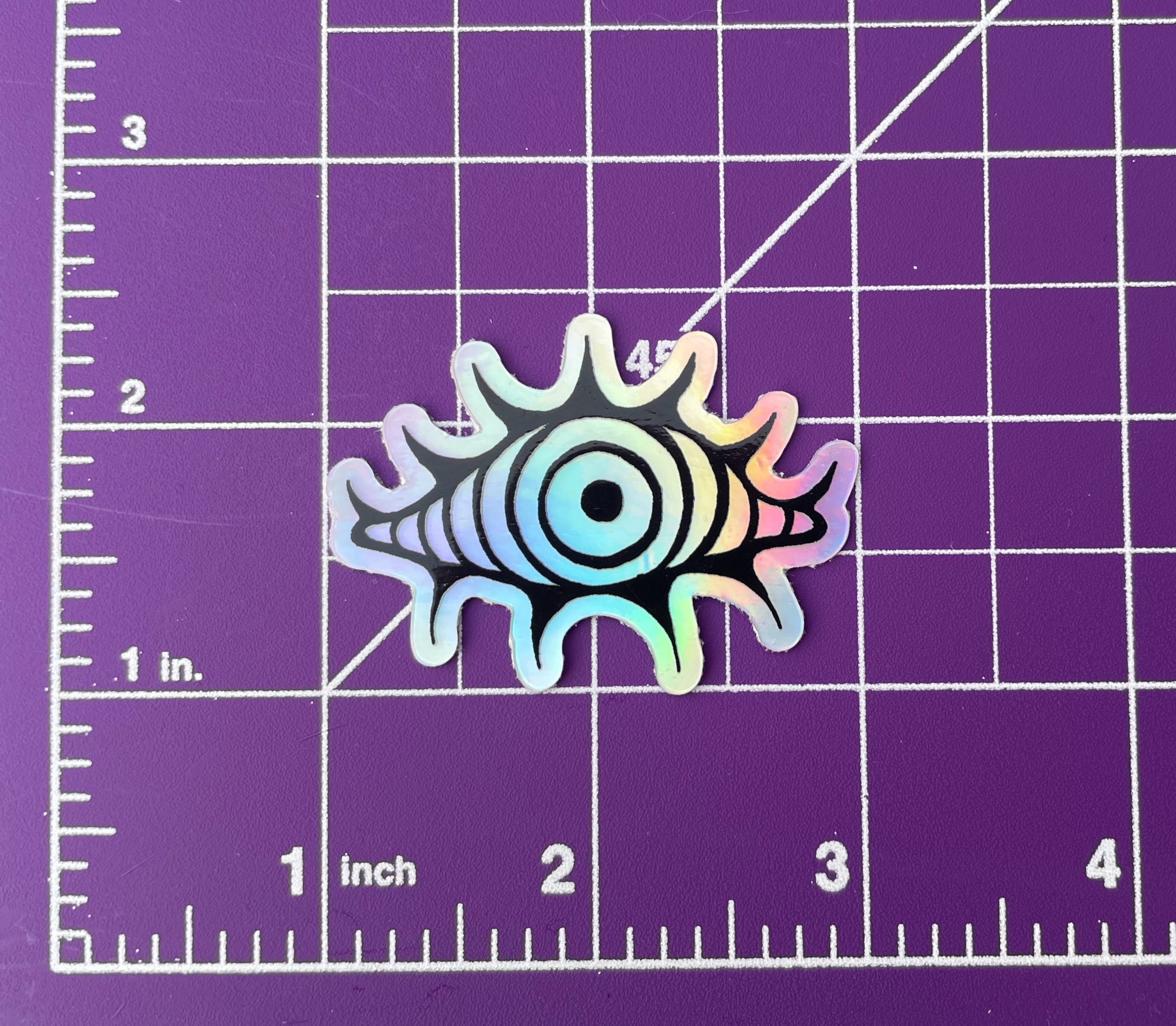 The Eye Holographic Sticker - Etsy