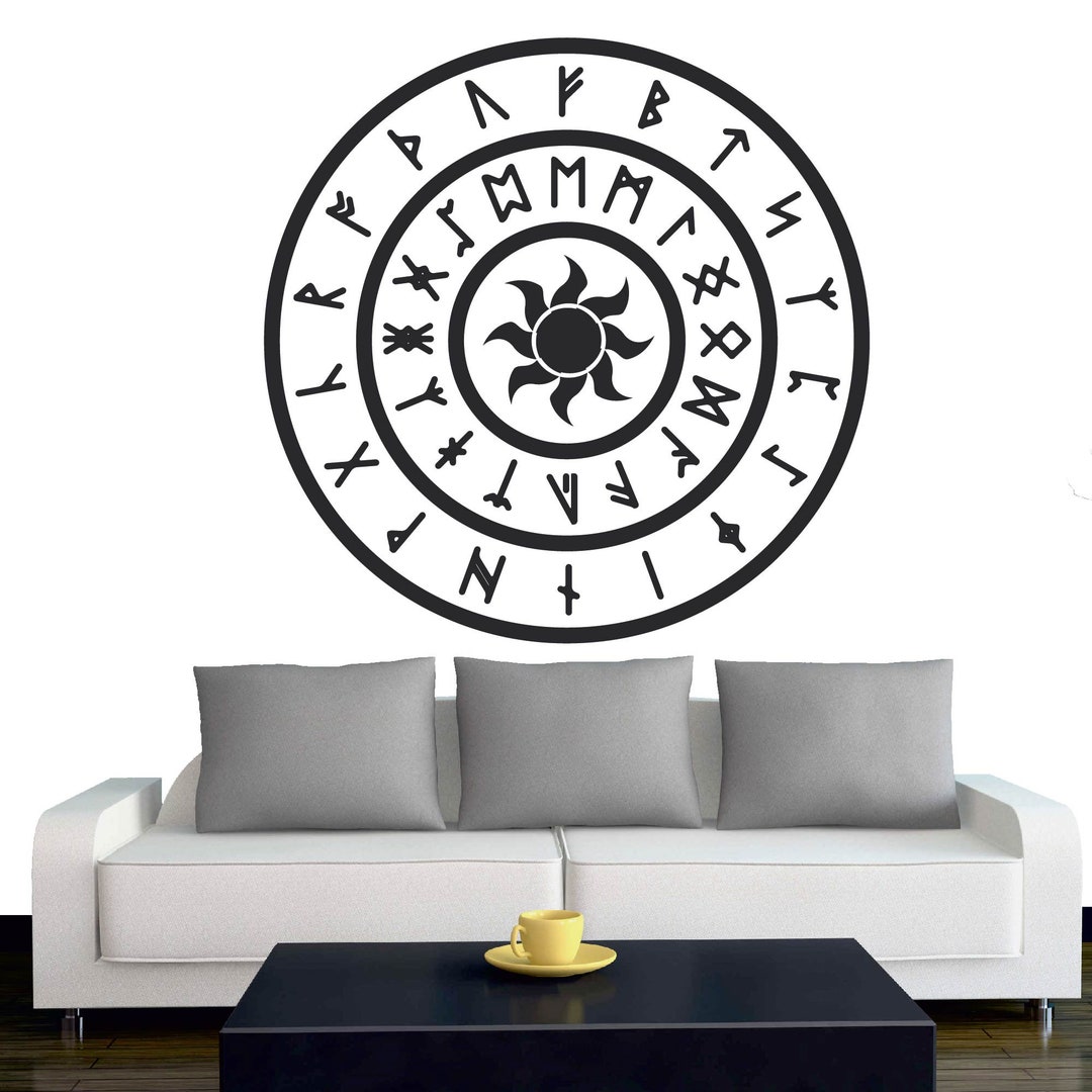 Wall Tattoo - Vikings - Viking - Sun - Nordic - Mythology - Etsy