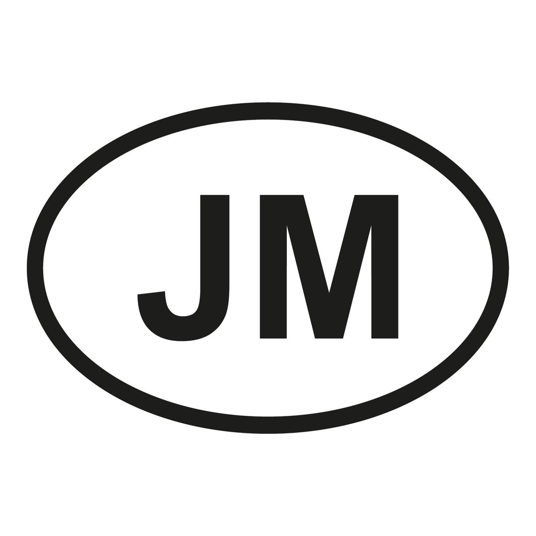Car Sticker Jamaica Jm 160 X 110 Mm - Etsy