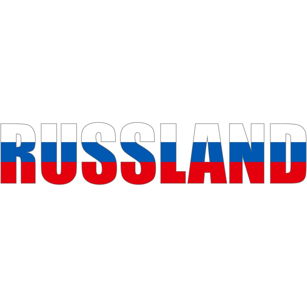 Sticker - Car Sticker - Russia - Lettering - Rear Window Sticker - Etsy