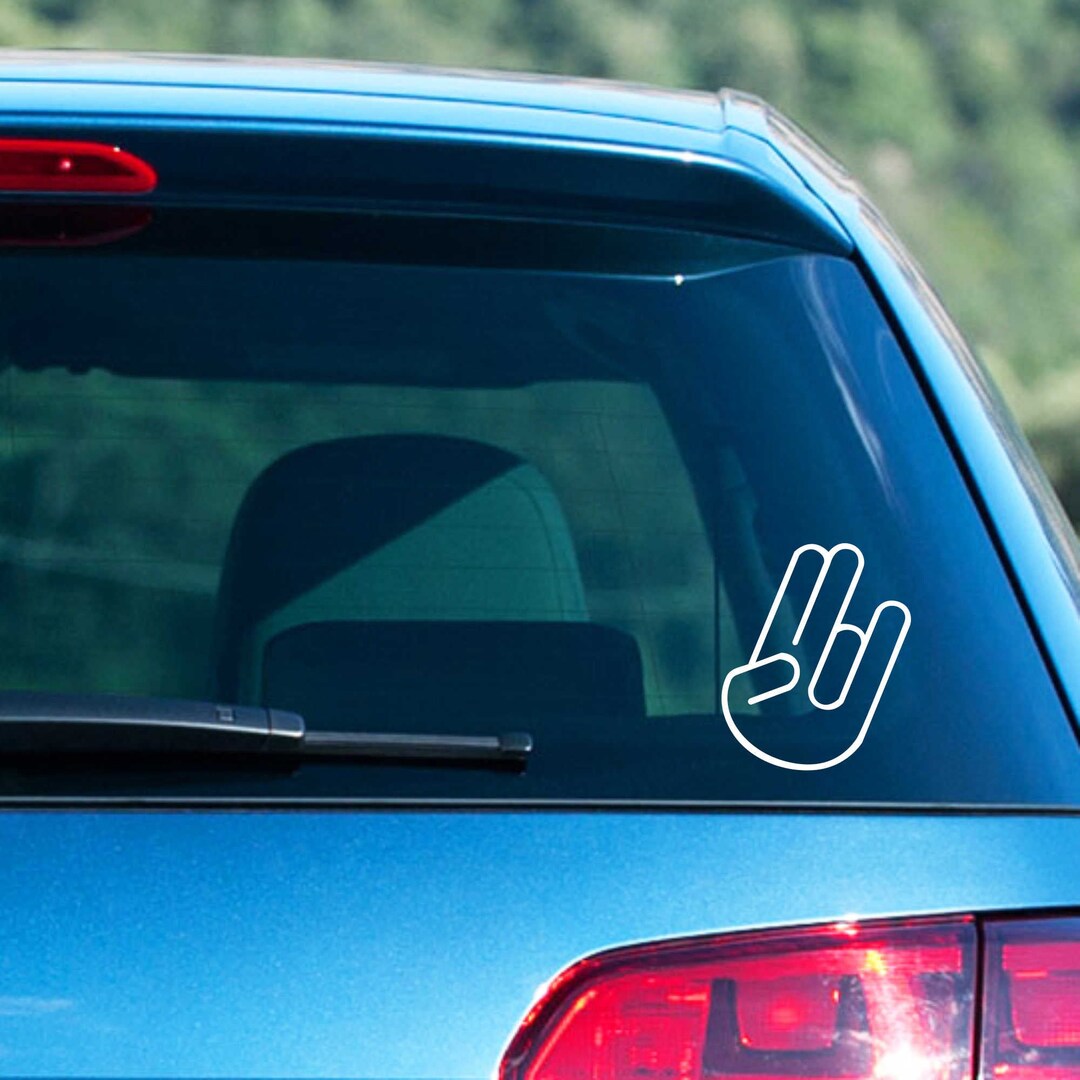 Car Sticker - the Shocker Hand - 170 X 110 Mm - Etsy