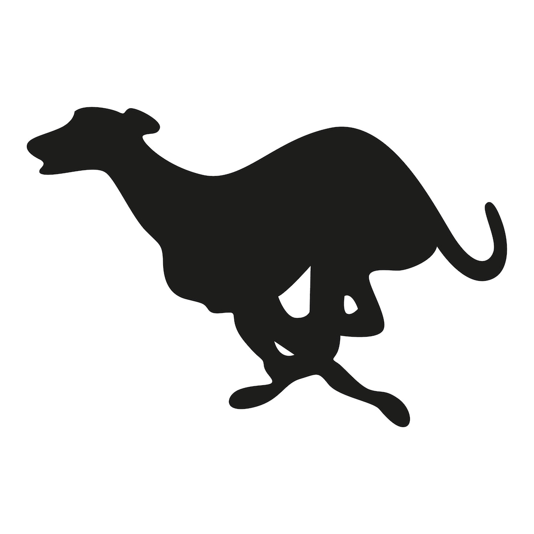 Car Sticker - Greyhound - 180 X 120 Mm - Etsy