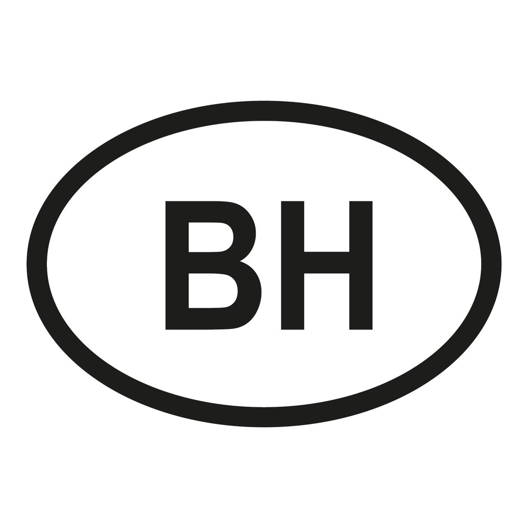 Car Sticker Bahrain BH 160 X 110 Mm - Etsy