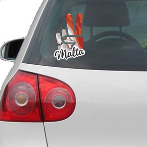 Sticker - Car Sticker - Malta - Victory - Victory - Rear Window - Etsy