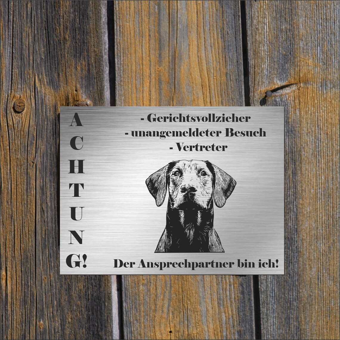 Miniature Schnauzer - Sign Printed - Alu-dibond Stainless Steel Look - Etsy