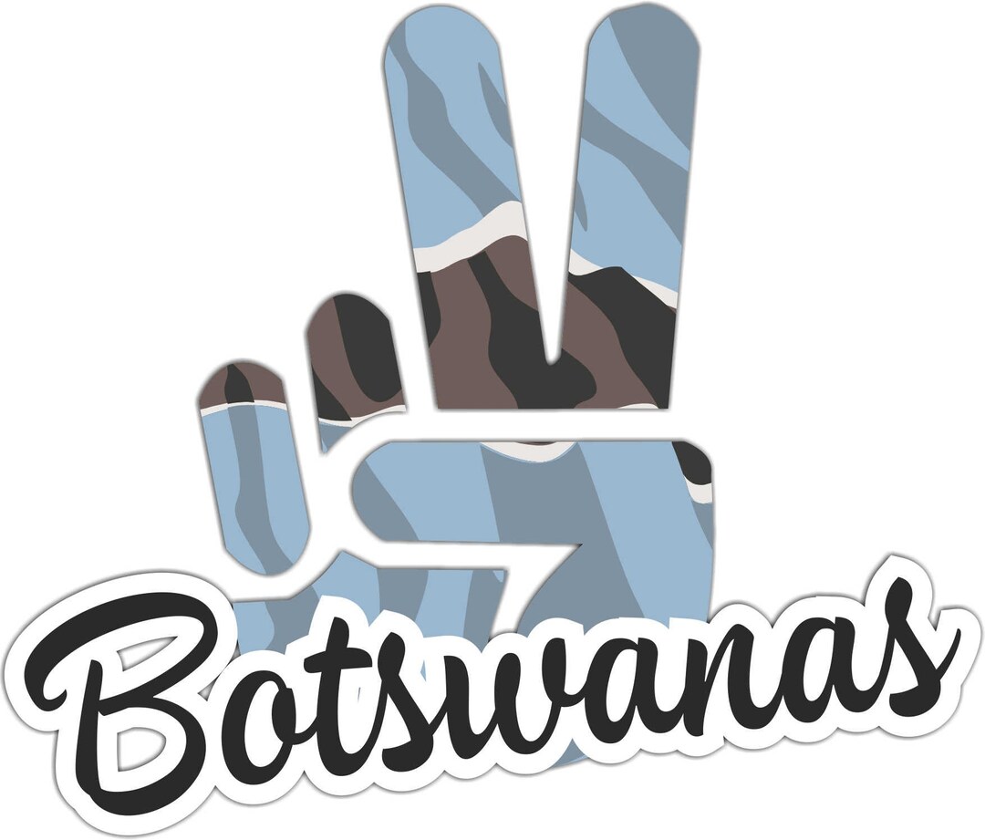 Sticker Bumper Sticker Botswana Victory Victory Rear Window - Etsy