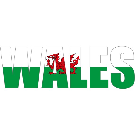 Stickers Bumper Stickers Wales Lettering Rear Window - Etsy