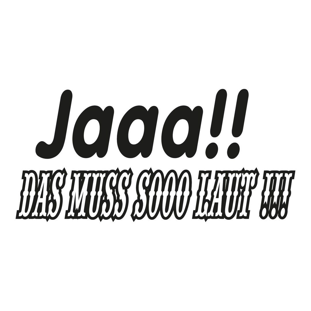 Bumper Sticker Yesss That Has to Be so Loud 210x150mm - Etsy