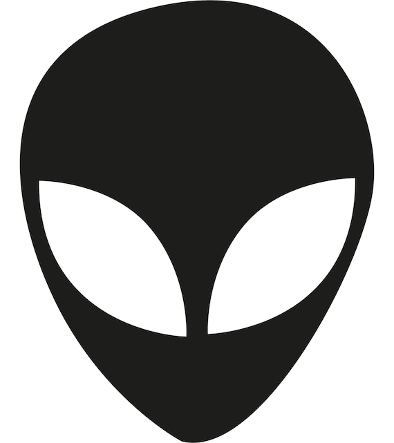 Bumper Sticker Alien 150 X 120 Mm - Etsy