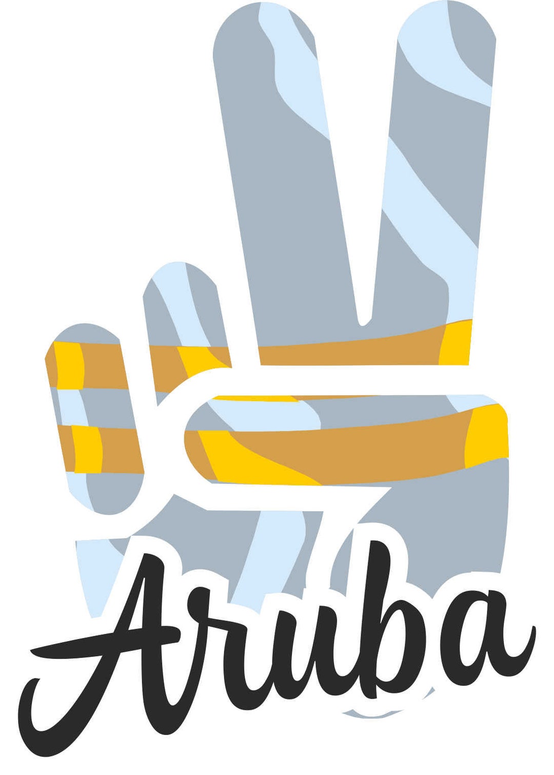 Stickers Bumper Stickers Aruba Victory Victory Rear Window - Etsy