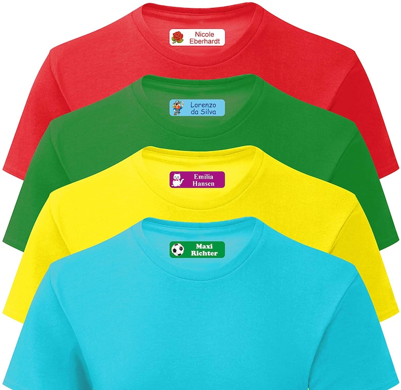60-180 Ironing Labels Name Press Clothes Clothes Printing for Children ...