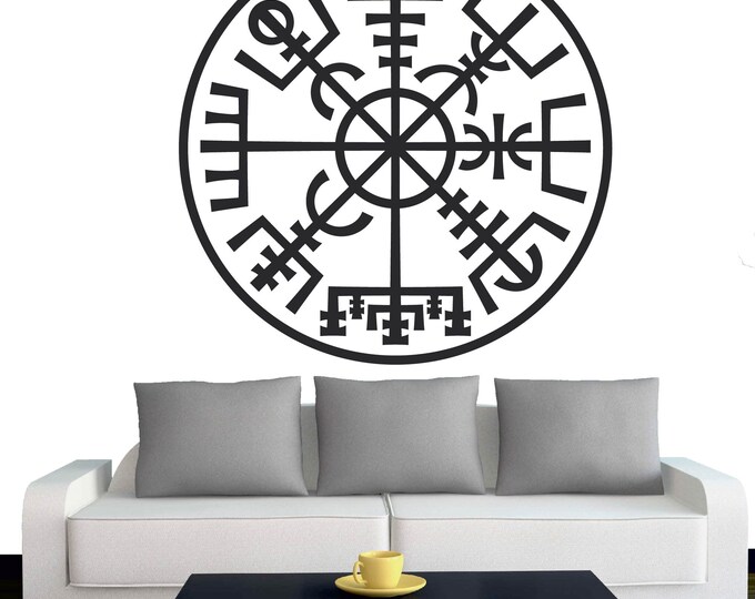 Wall Decal - Viking - Viking - Viking Compass Circle - Nordic ...