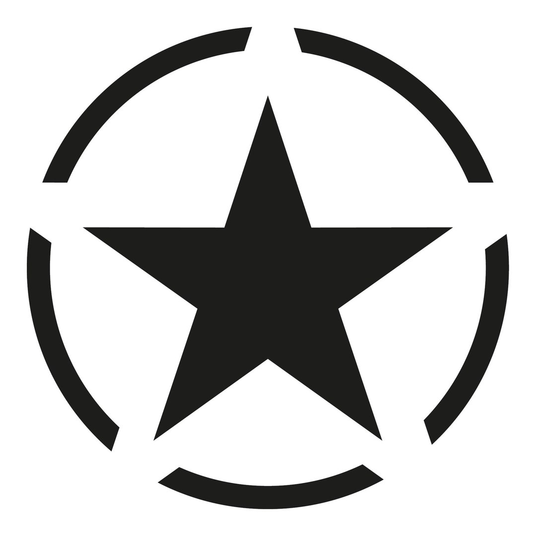 Car Sticker - Star - 210 X 210 Mm - Etsy