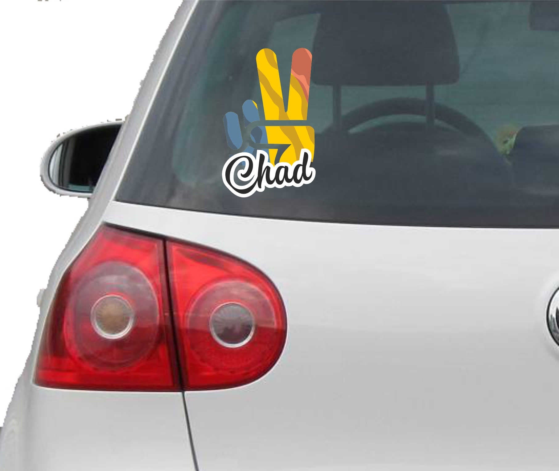 Sticker - Bumper Sticker - Chad - Victory - Victory - Rear Window - Etsy