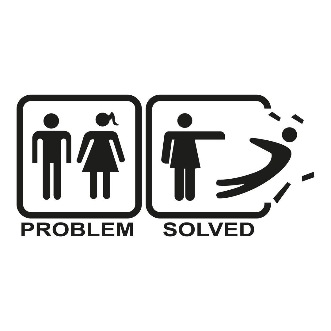 Car Sticker Problem Solved 210 X 100 Mm - Etsy