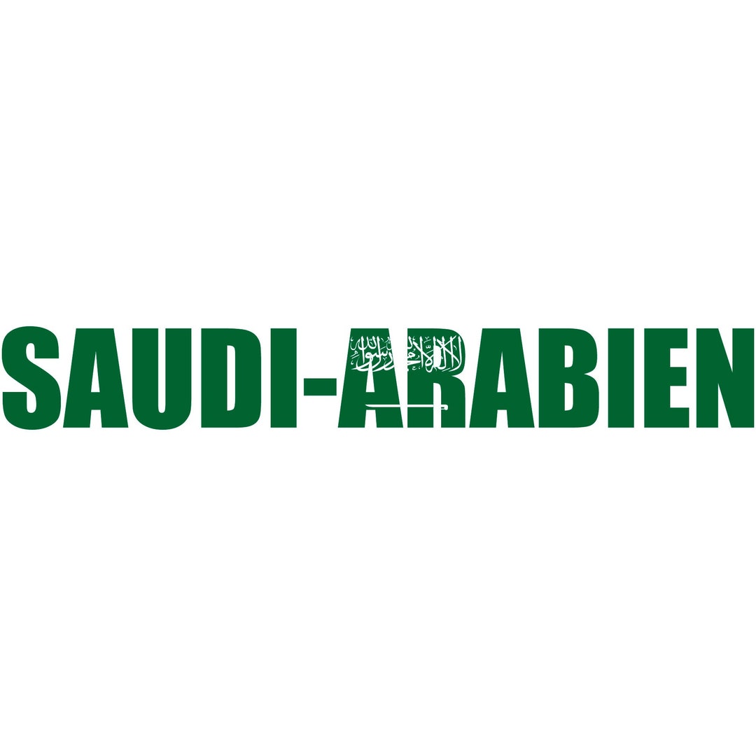 Sticker Car Sticker Saudi Arabia Lettering Rear Window Sticker - Etsy
